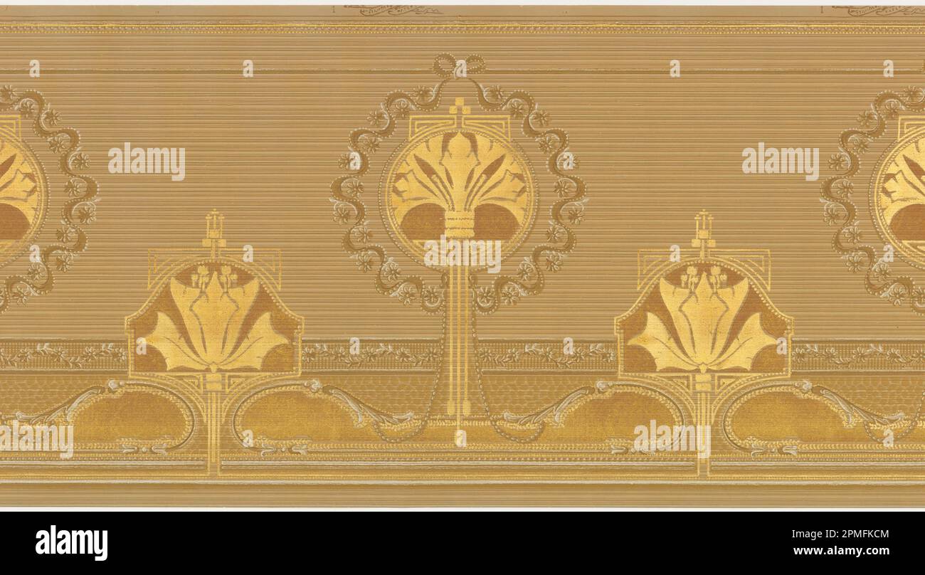 Frieze (USA); Manufactured by Standard Wall-Paper Company; machine ...