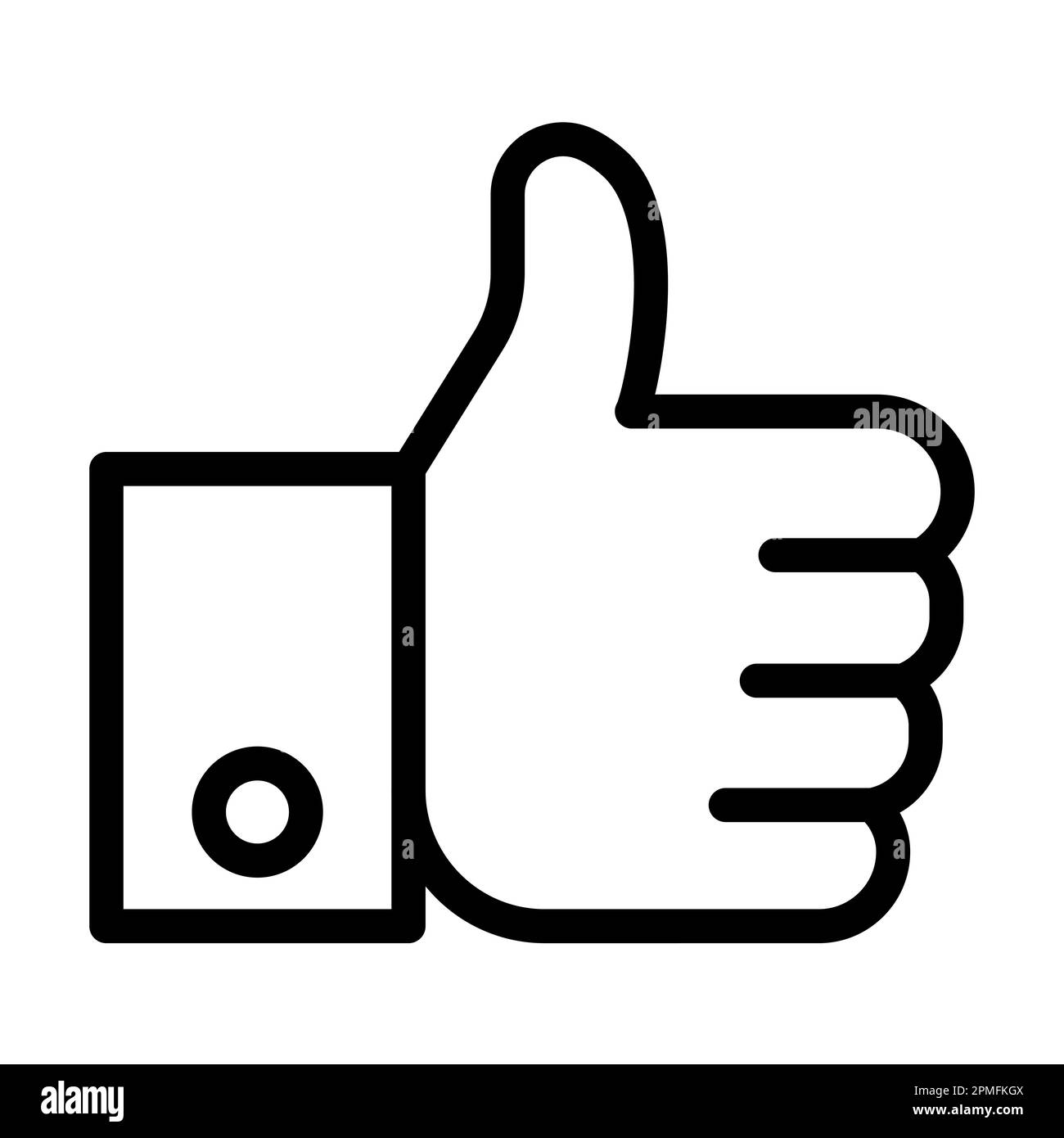 Good Vector Thick Line Icon For Personal And Commercial Use Stock Photo - Alamy