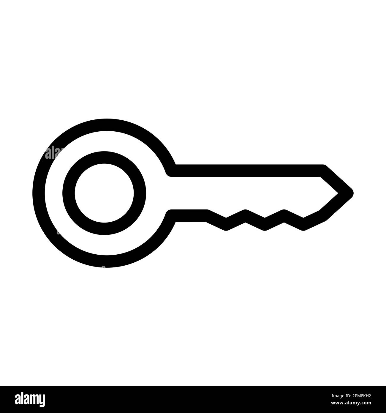 Key Vector Thick Line Icon For Personal And Commercial Use Stock Photo - Alamy