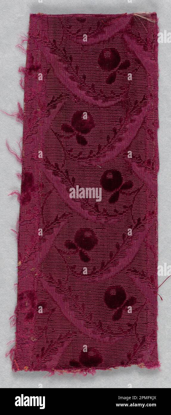 Fragment; silk; Bequest of Richard Cranch Greenleaf in memory of his ...