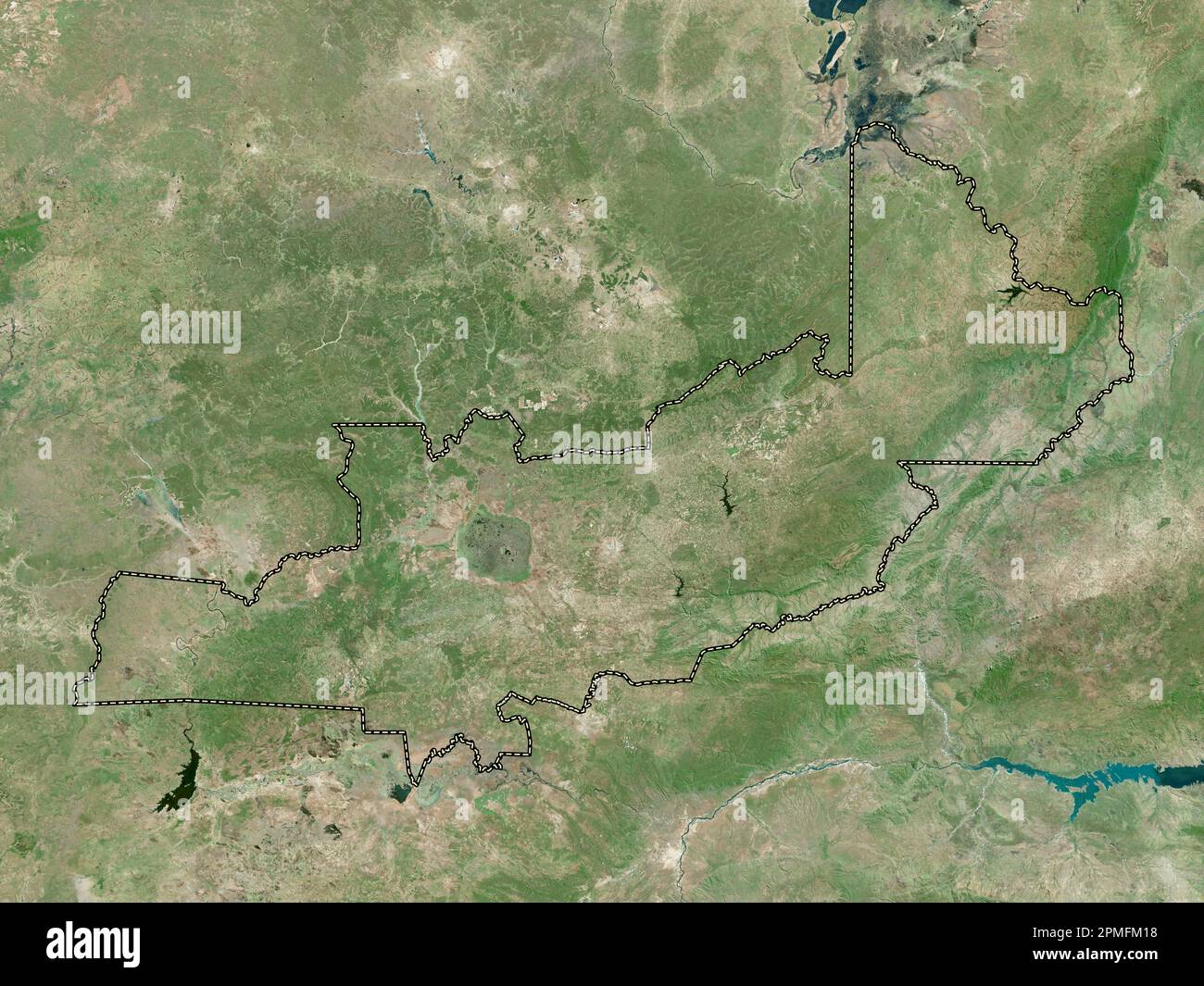 Zambia map satellite geography hi-res stock photography and images - Alamy
