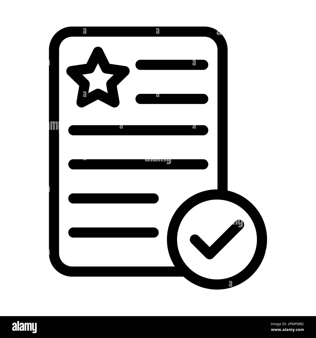Approved Vector Thick Line Icon For Personal And Commercial Use Stock ...