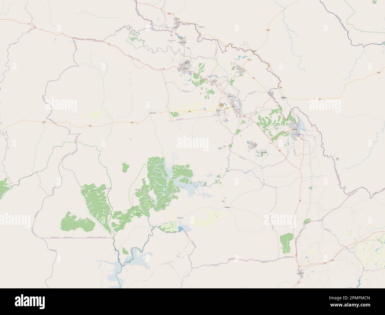 Mufulira street map hi-res stock photography and images - Alamy