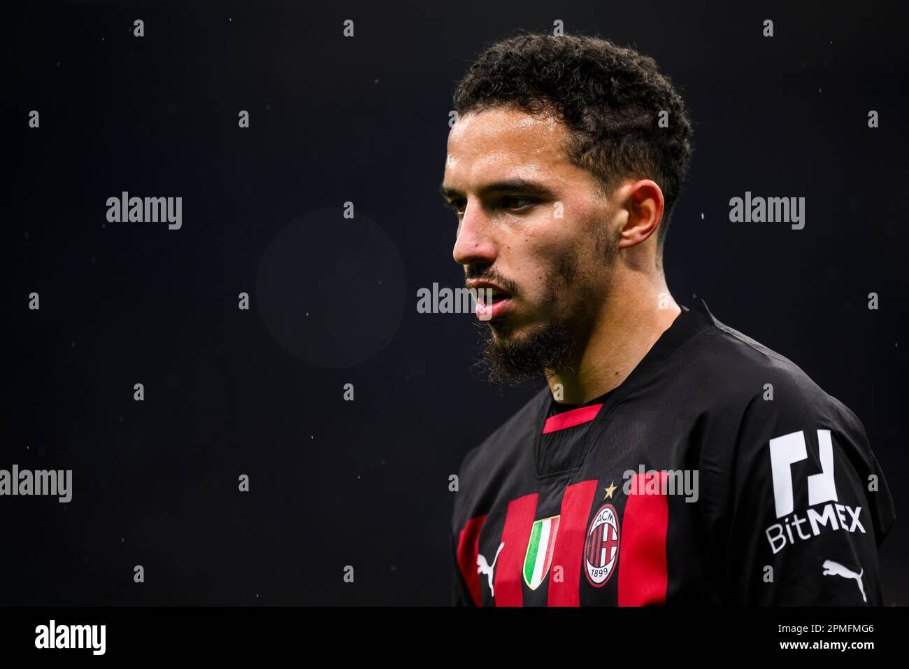 Milan Italy 12 April 2023 Ismael Bennacer Of Ac Milan Looks On