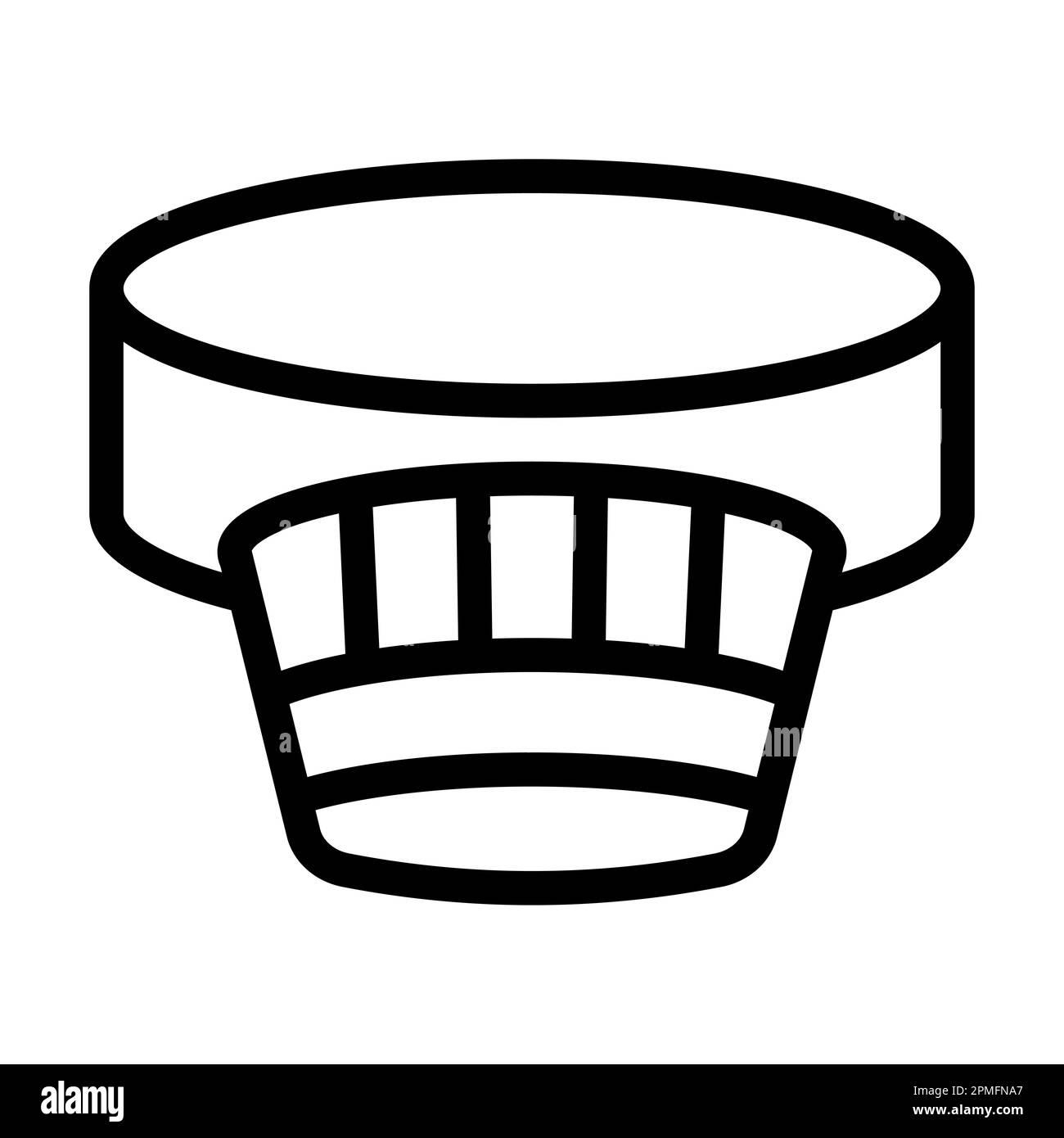 Smoke Detector Vector Thick Line Icon For Personal And Commercial Use Stock Photo - Alamy