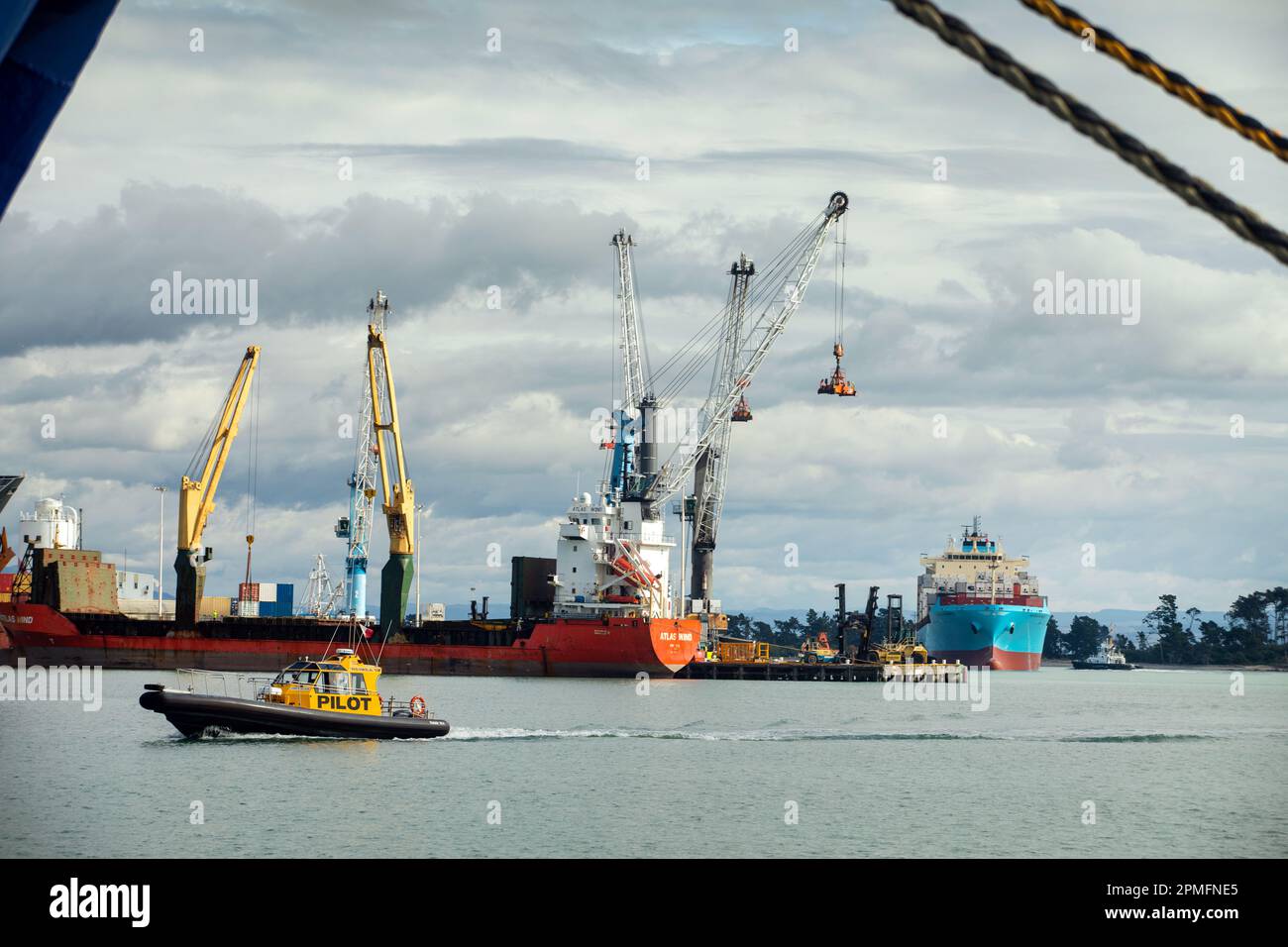 Picture by Tim Cuff - 13 April 2023 - Activity around Port Nelson, as ...