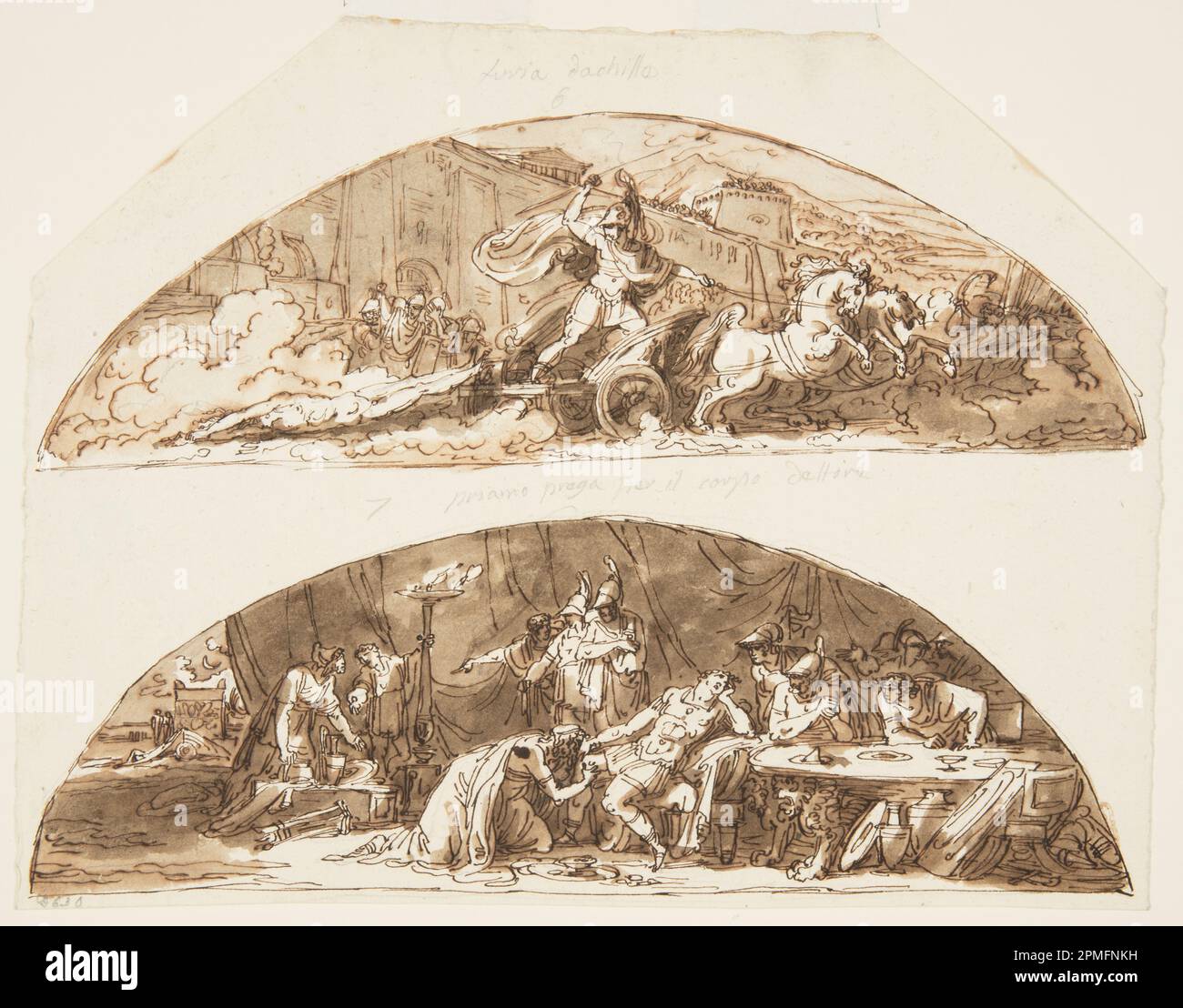 Hercules Vs Achilles Drawing