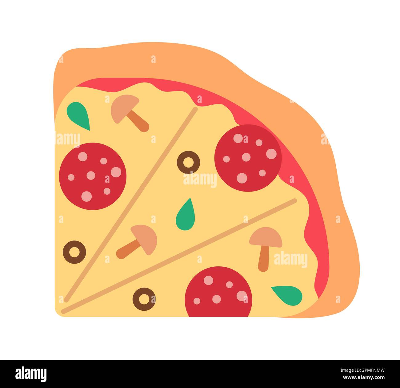 Pizza animation Cut Out Stock Images & Pictures - Alamy