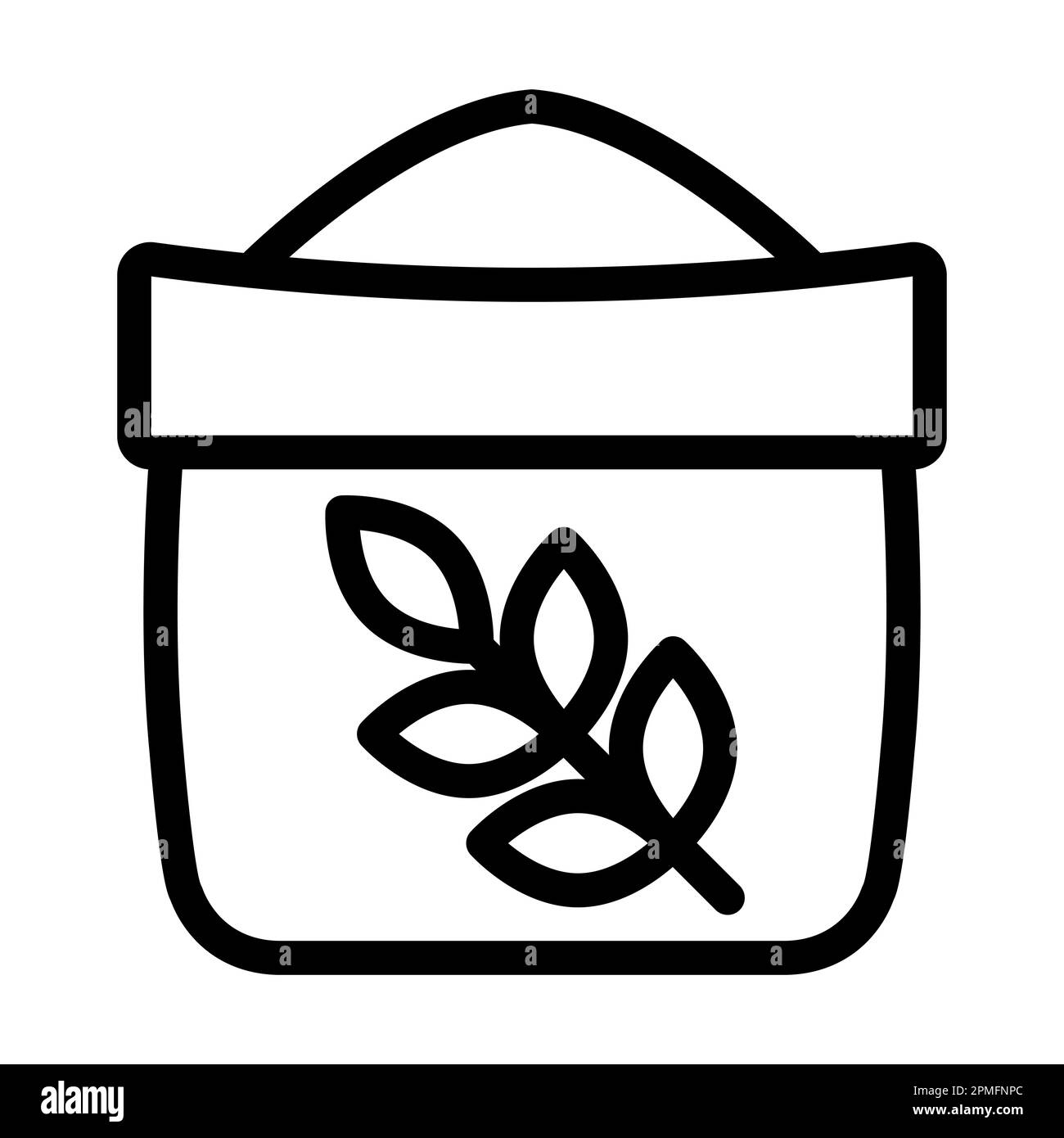 Flour Vector Thick Line Icon For Personal And Commercial Use Stock Photo - Alamy