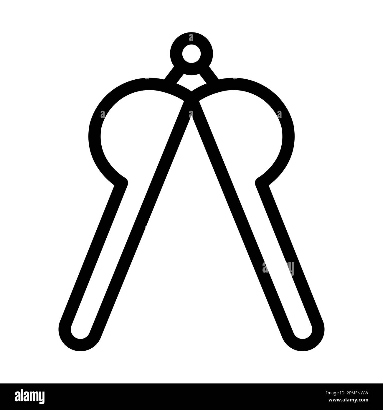 Squeezer Vector Thick Line Icon For Personal And Commercial Use Stock ...