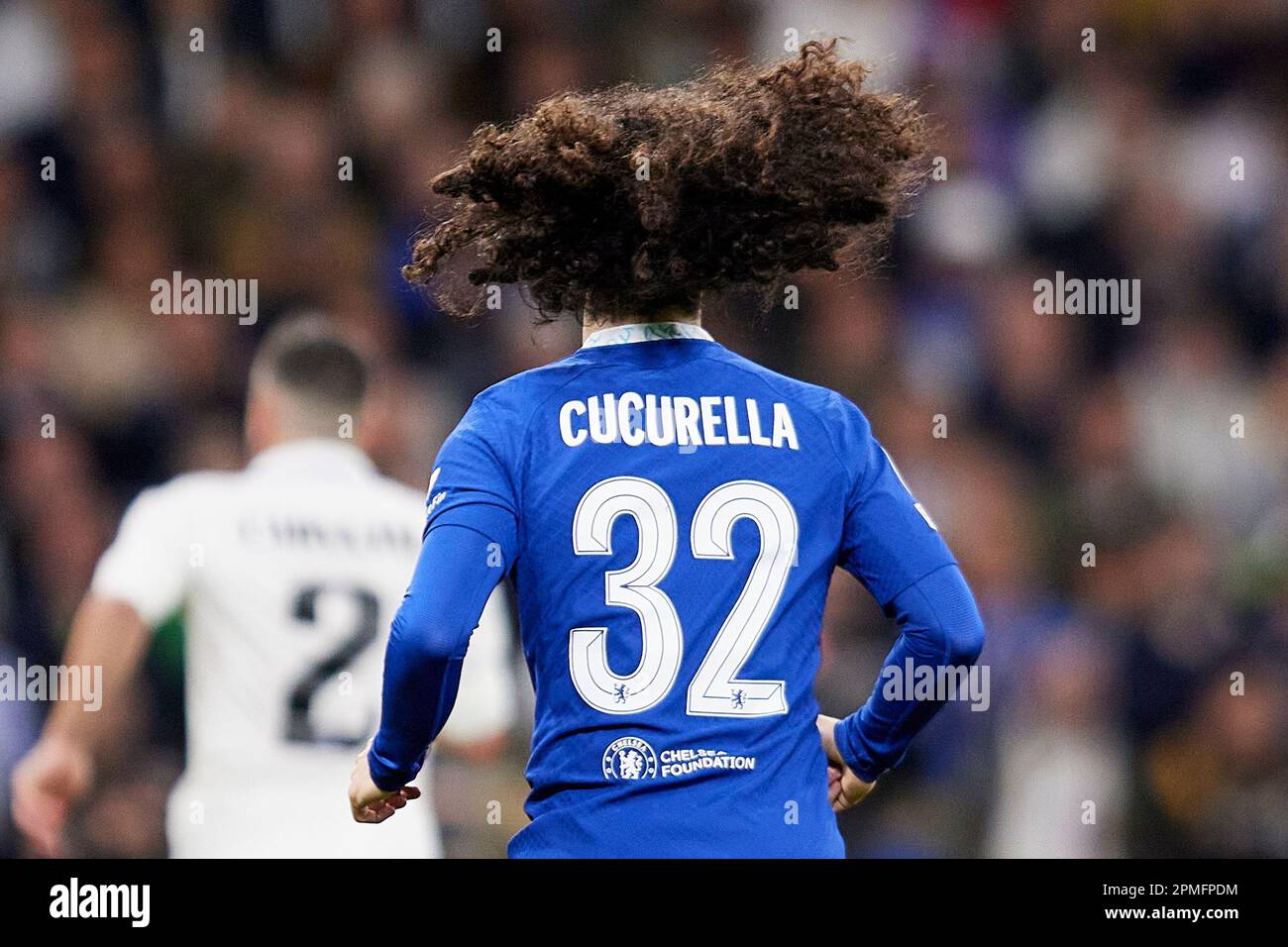 Madrid, Madrid, Spain. 12th Apr, 2023. Marc Cucurella of Chelsea FC ...