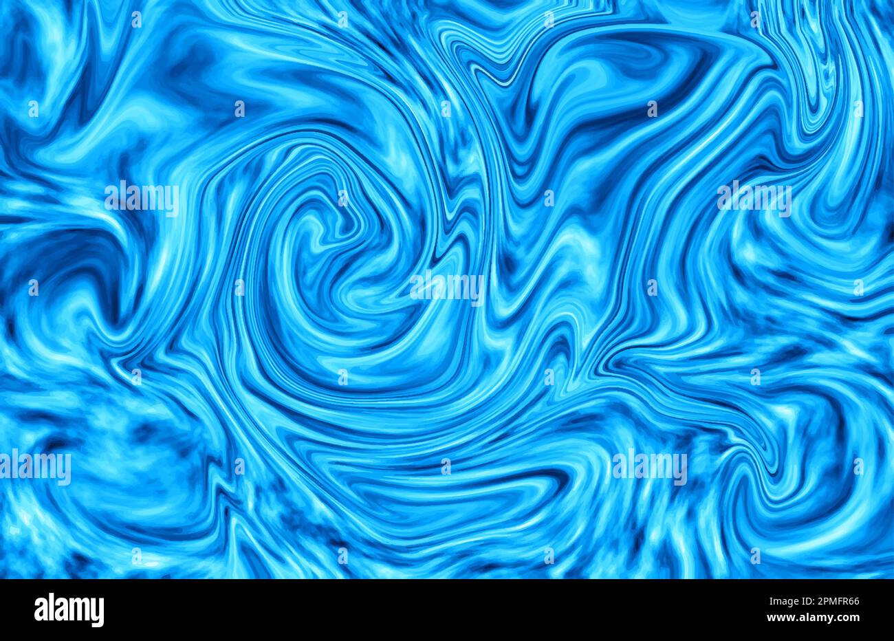 Liquid texture with swirls in a blue gradient Stock Photo - Alamy