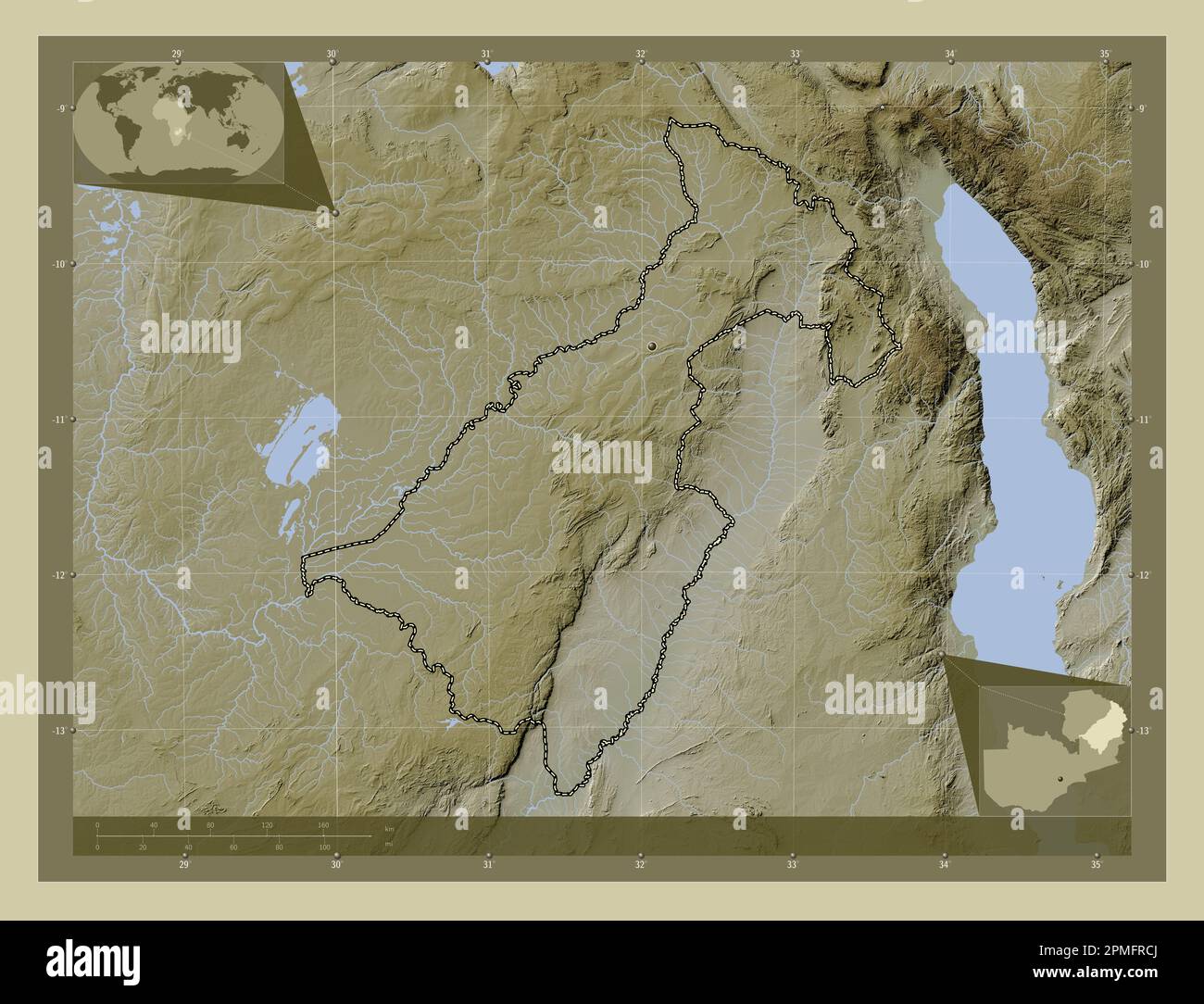 Muchinga Mountains Map