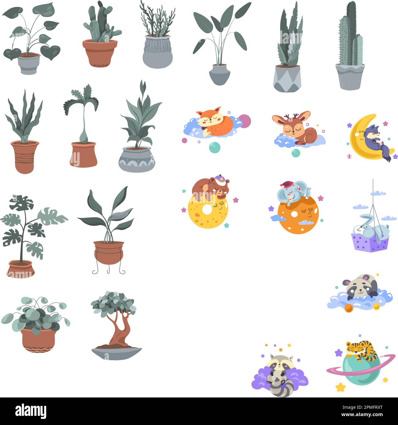 Deser vegetation Stock Vector Images - Alamy