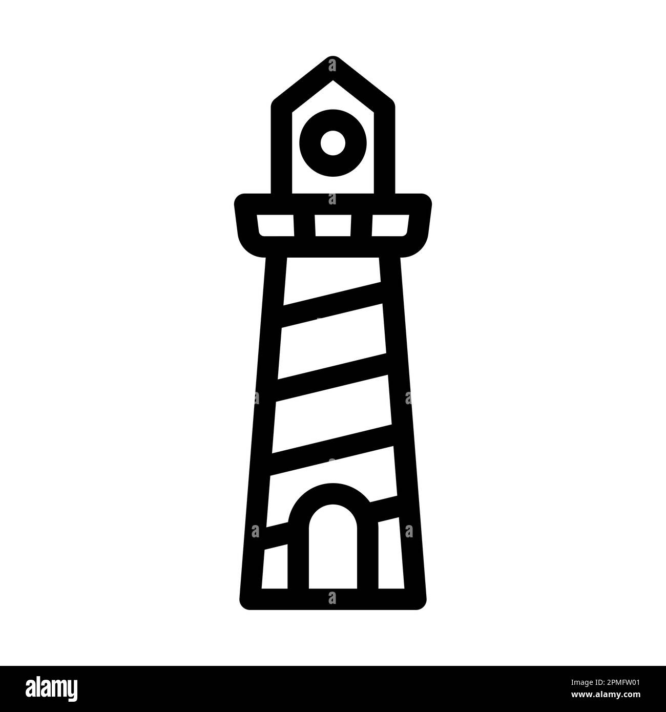 Sinking lighthouse Cut Out Stock Images & Pictures - Alamy