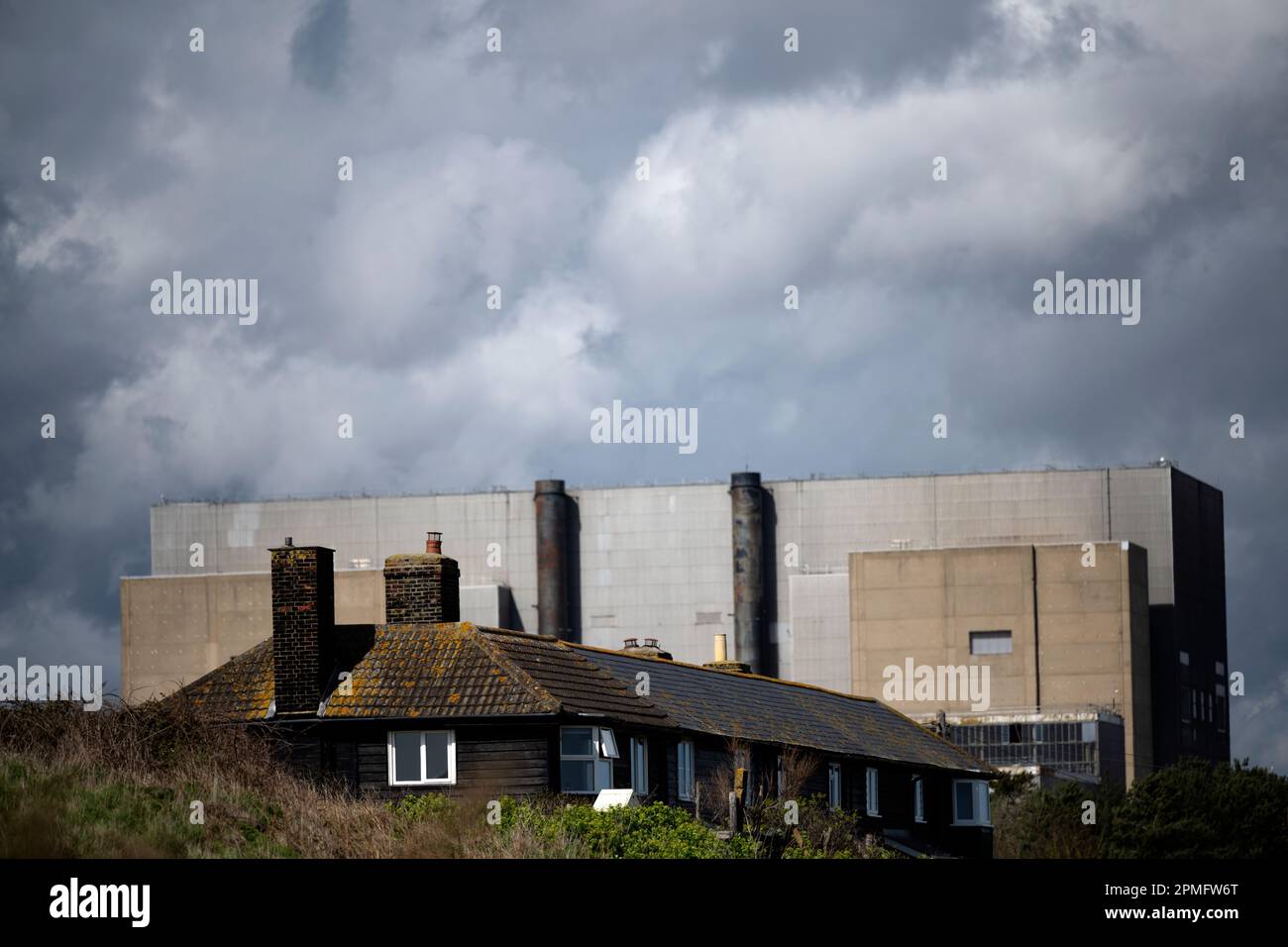 Decommissioned Sizewell A nuclear power station Suffolk UK Stock Photo ...