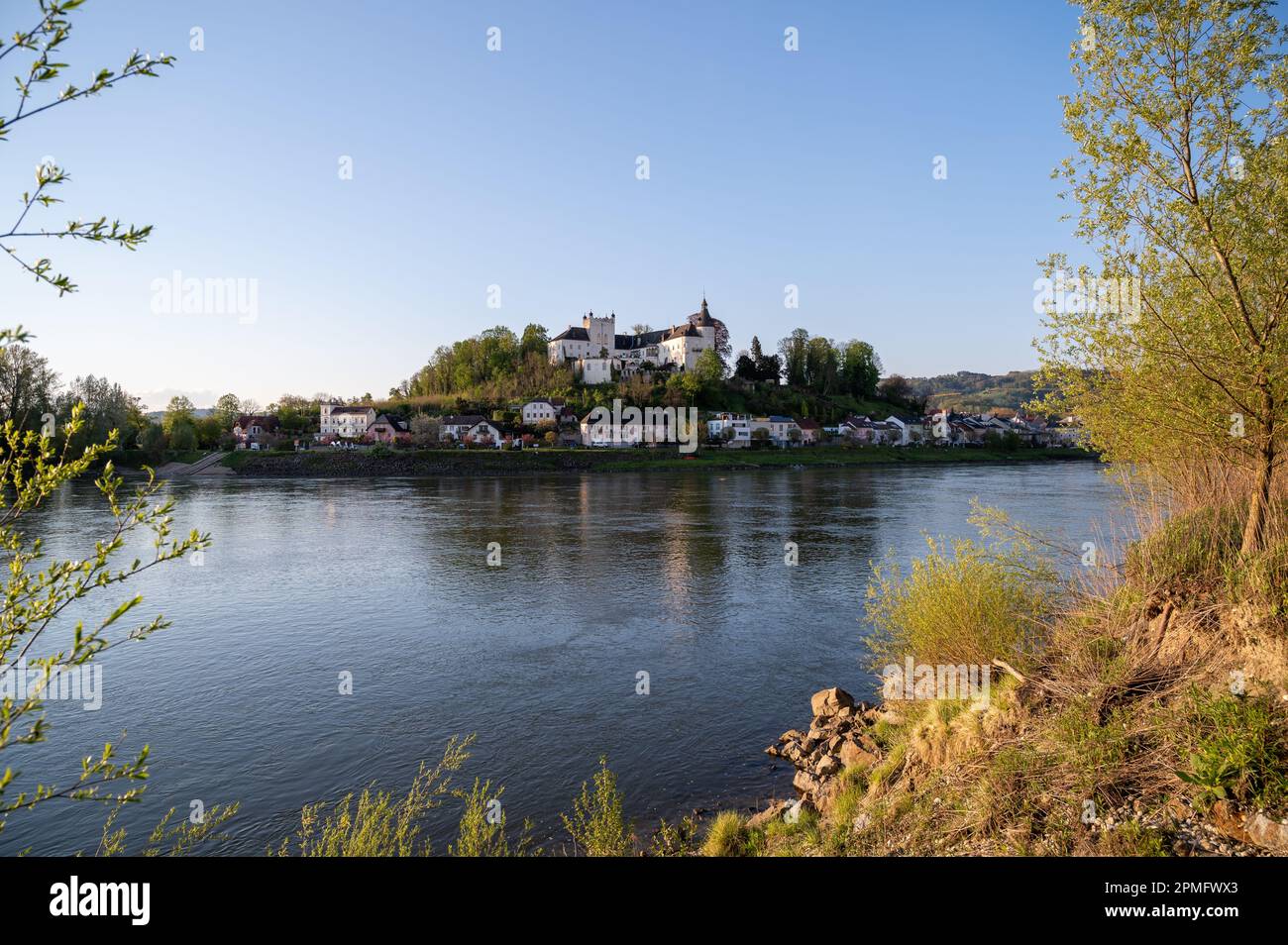 A breathtaking view of Ottensheim, taken from Wilhering during the ...