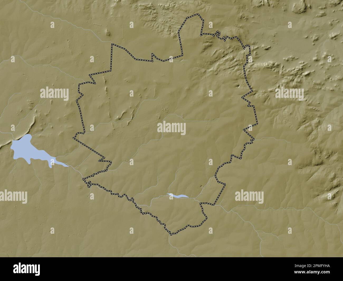 Harare, city of Zimbabwe. Elevation map colored in wiki style with ...