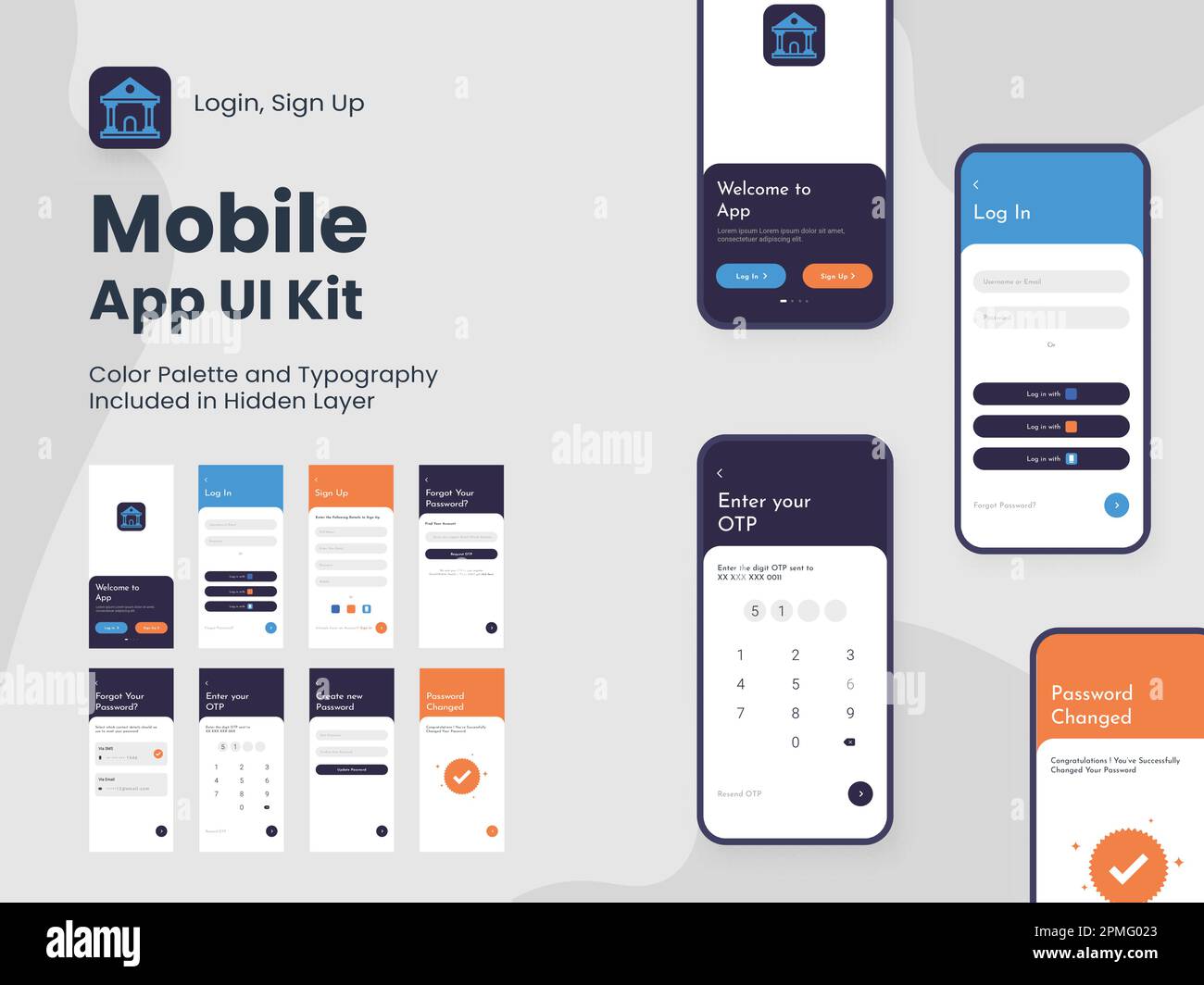 Wireframe UI, UX And GUI Layout With Different Login Screens Including ... Wireframe UI, UX And GUI Layout With Different Login Screens Including ...