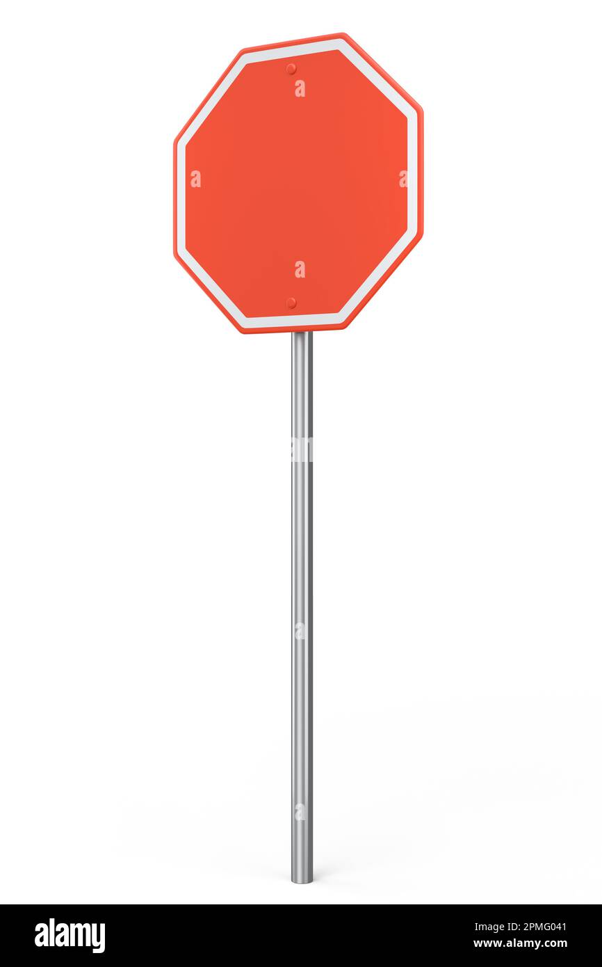 Blank Stop Sign Template