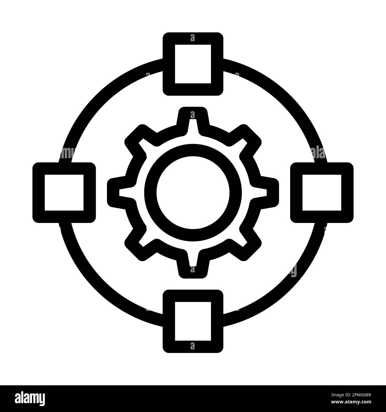 Adaptation Vector Thick Line Icon For Personal And Commercial Use Stock ...