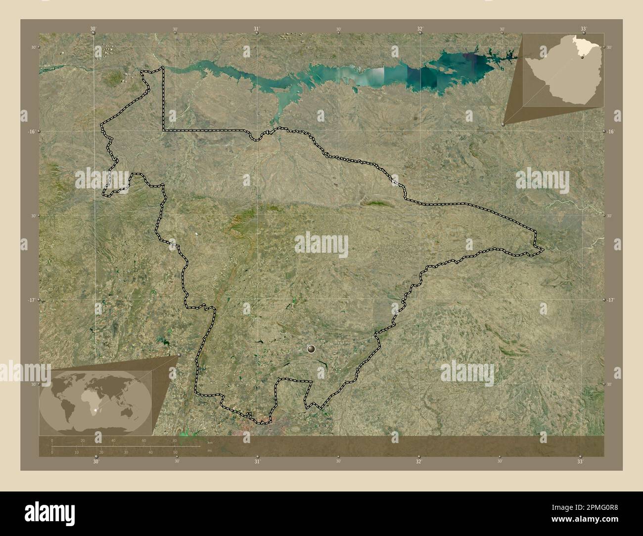 Mashonaland Central, province of Zimbabwe. High resolution satellite ...