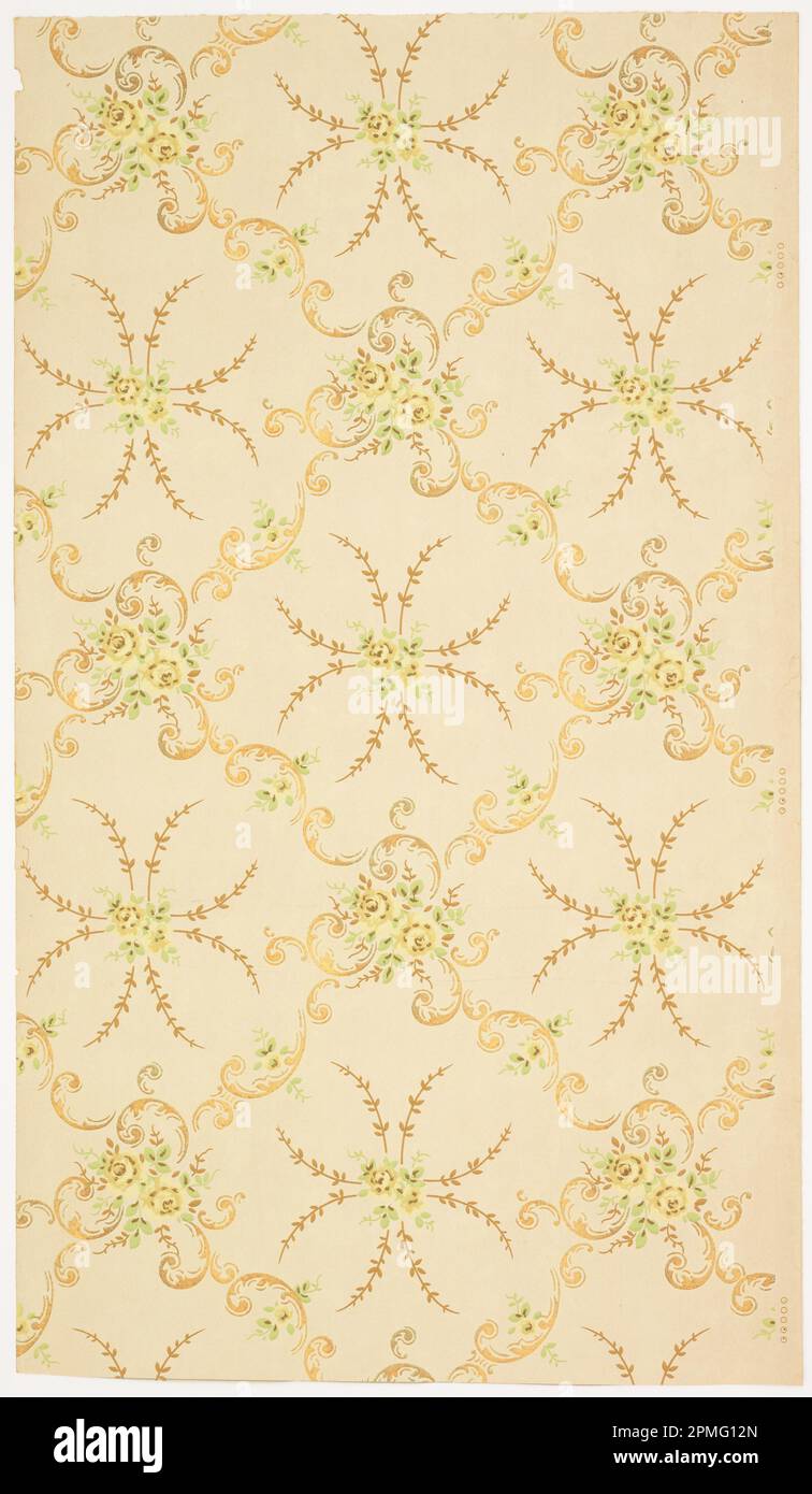 Ceiling Paper (USA); machine-printed paper, liquid mica; 83 x 47.5 cm ...