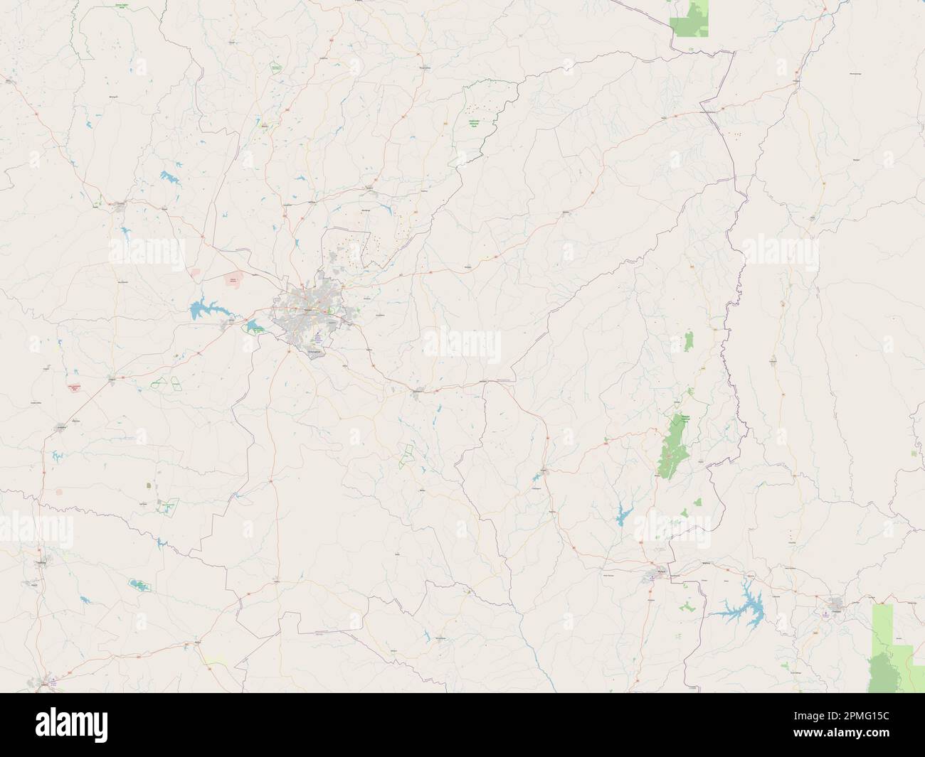 Mashonaland East, province of Zimbabwe. Open Street Map Stock Photo - Alamy