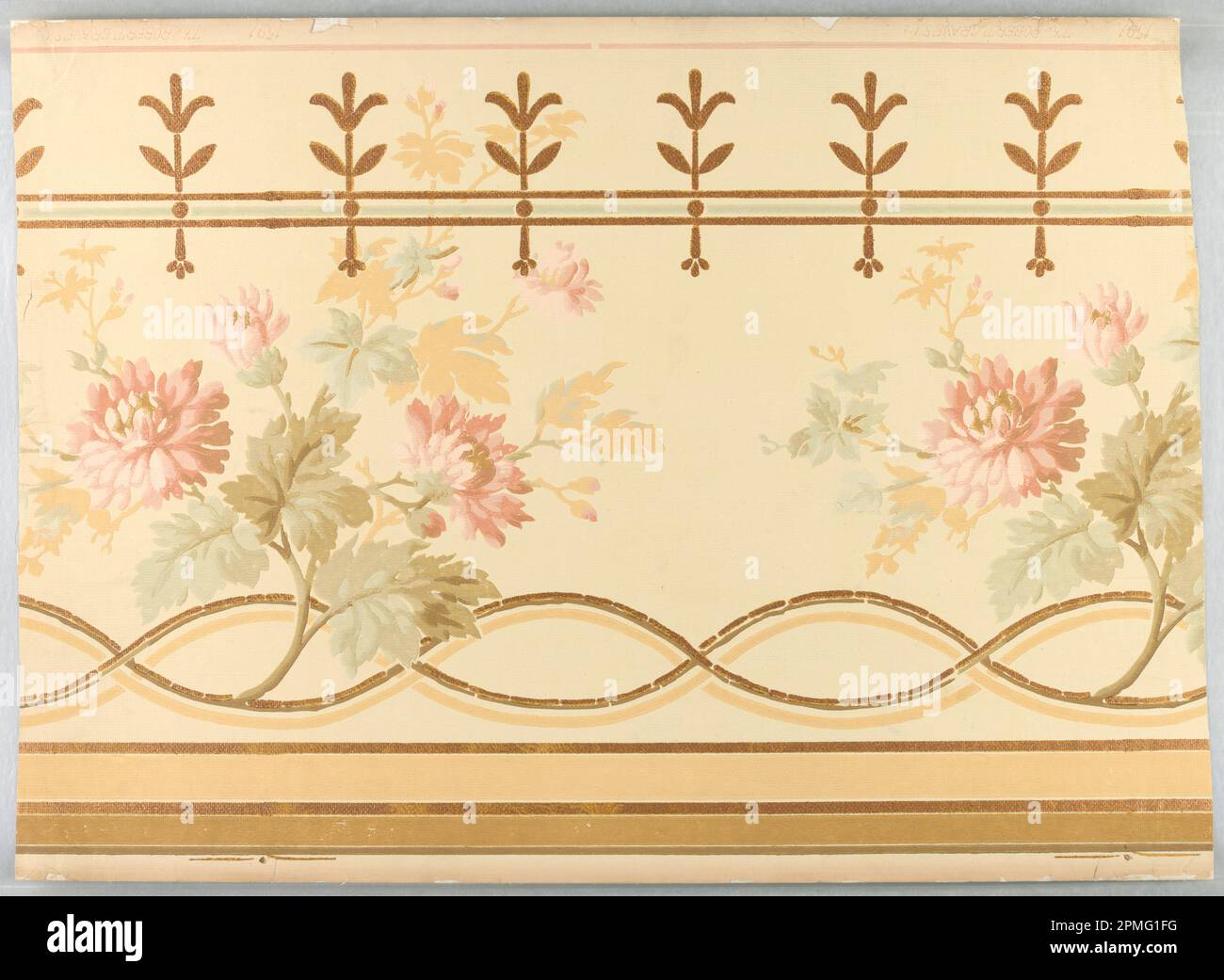 Frieze (USA); machine-printed, mica; 77.5 x 57 cm (30 1/2 x 22 7/16 in ...