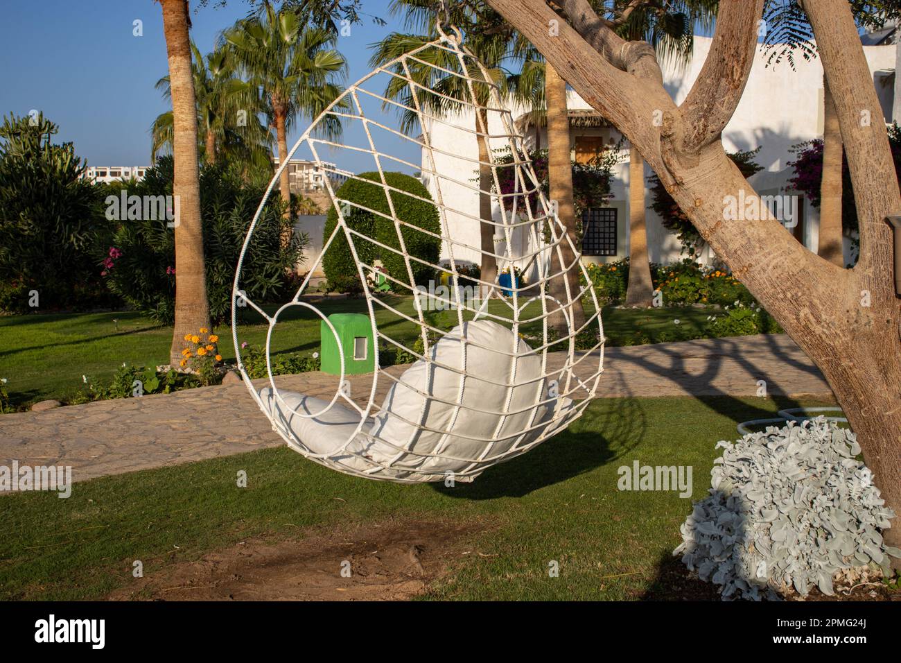SHARM EL SHEIKH, EGYPT - JANUARY 27, 2023 Labranda Sharm Club garden ...