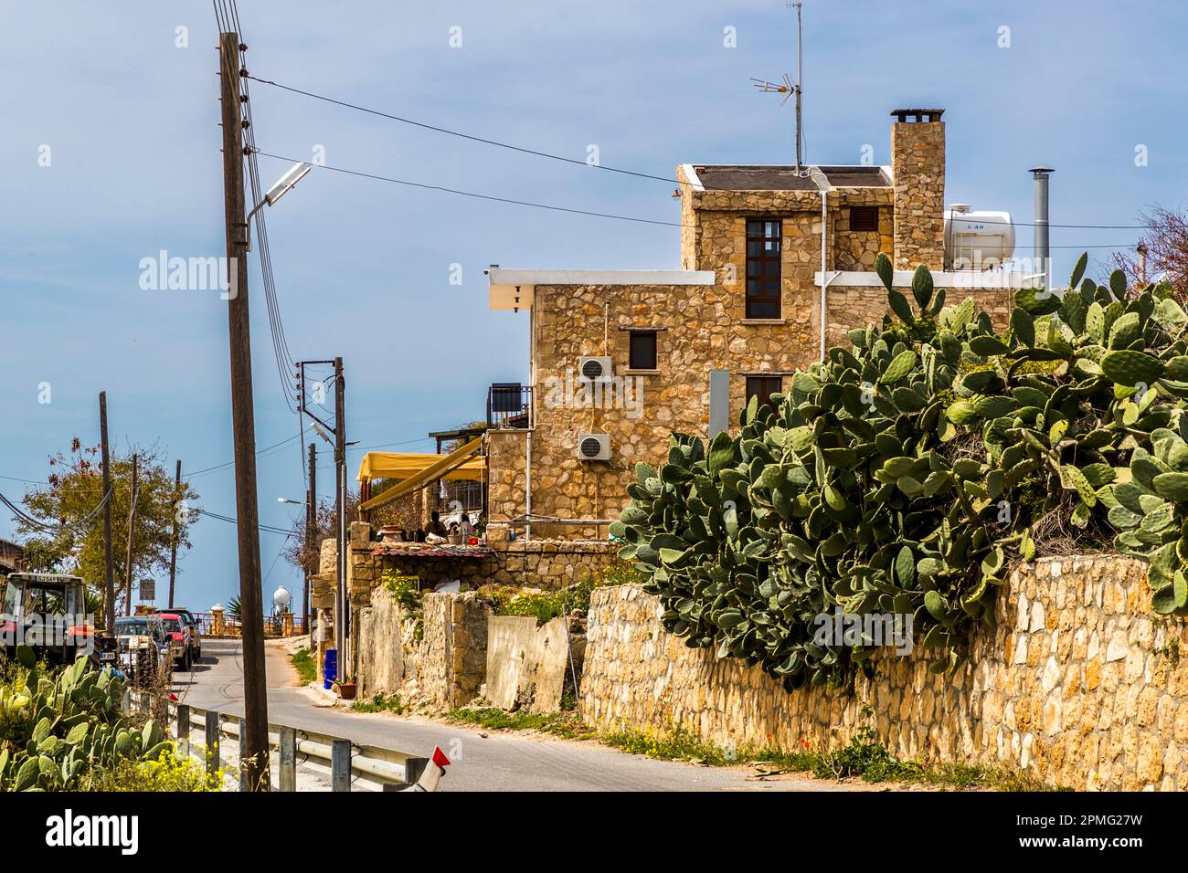 The Boutik Hotel Hanna Koumi in Kormacit. Kormakitis, Cyprus Stock ...