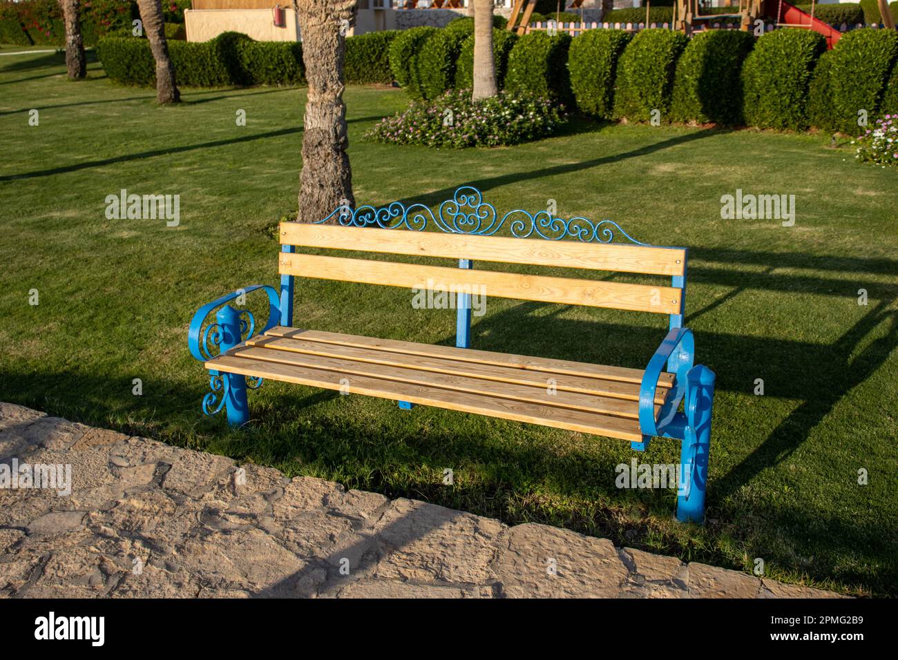 SHARM EL SHEIKH, EGYPT - JANUARY 27, 2023 Labranda Sharm Club path and ...