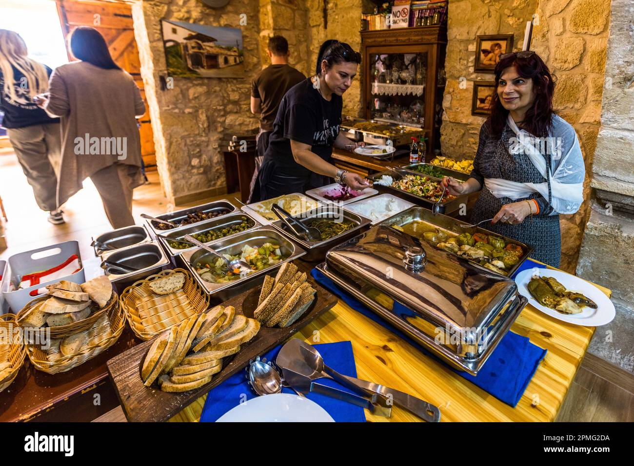 In the restaurant and boutique hotel Hanna Koumi guests appreciate the ...