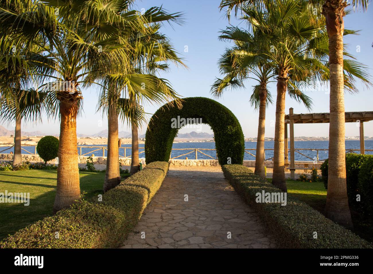 SHARM EL SHEIKH, EGYPT - JANUARY 27, 2023 Labranda Sharm Club with ...