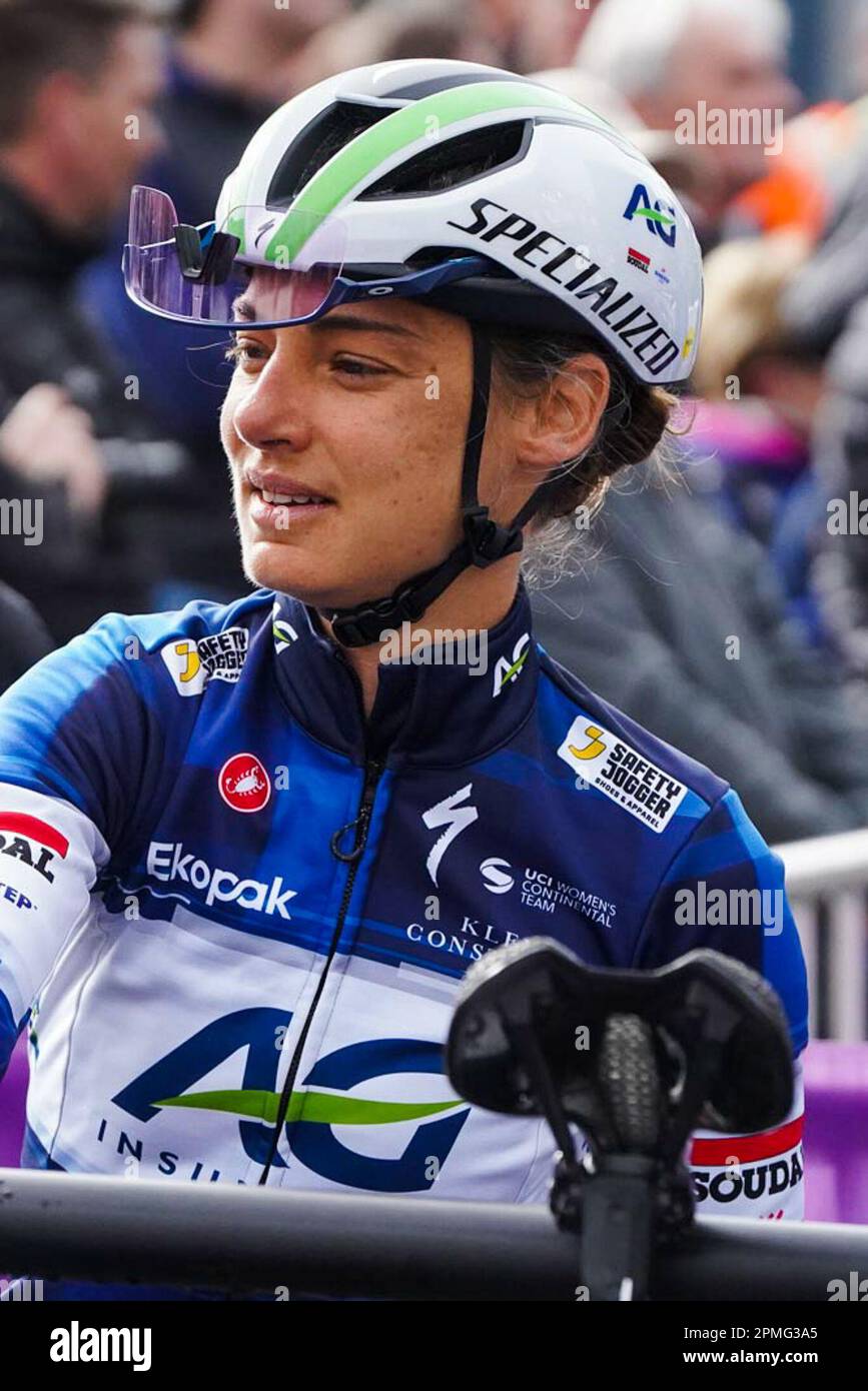 Overijse, Belgium. April 12, 2023. Illustration picture shows Ashley ...