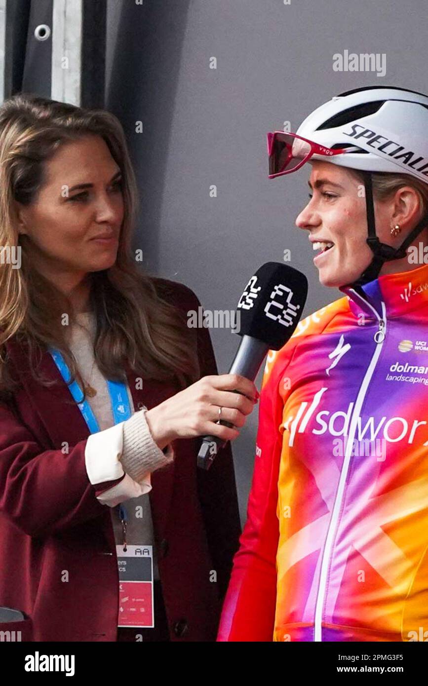 Overijse, Belgium. April 12, 2023. Illustration picture shows Ine Beyen ...