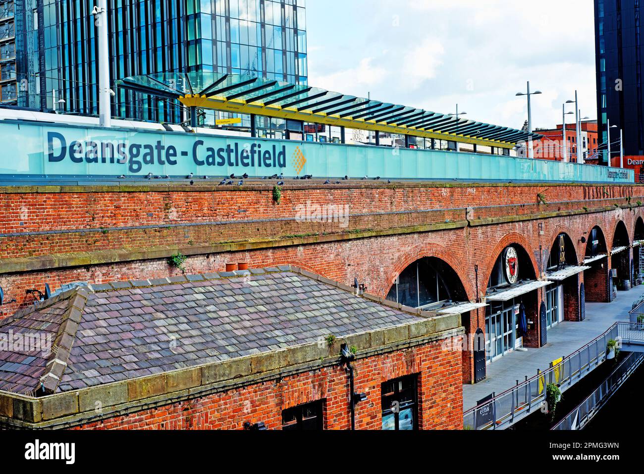 Deansgate Castlefield, Manchester, Lancashire, England Stock Photo - Alamy