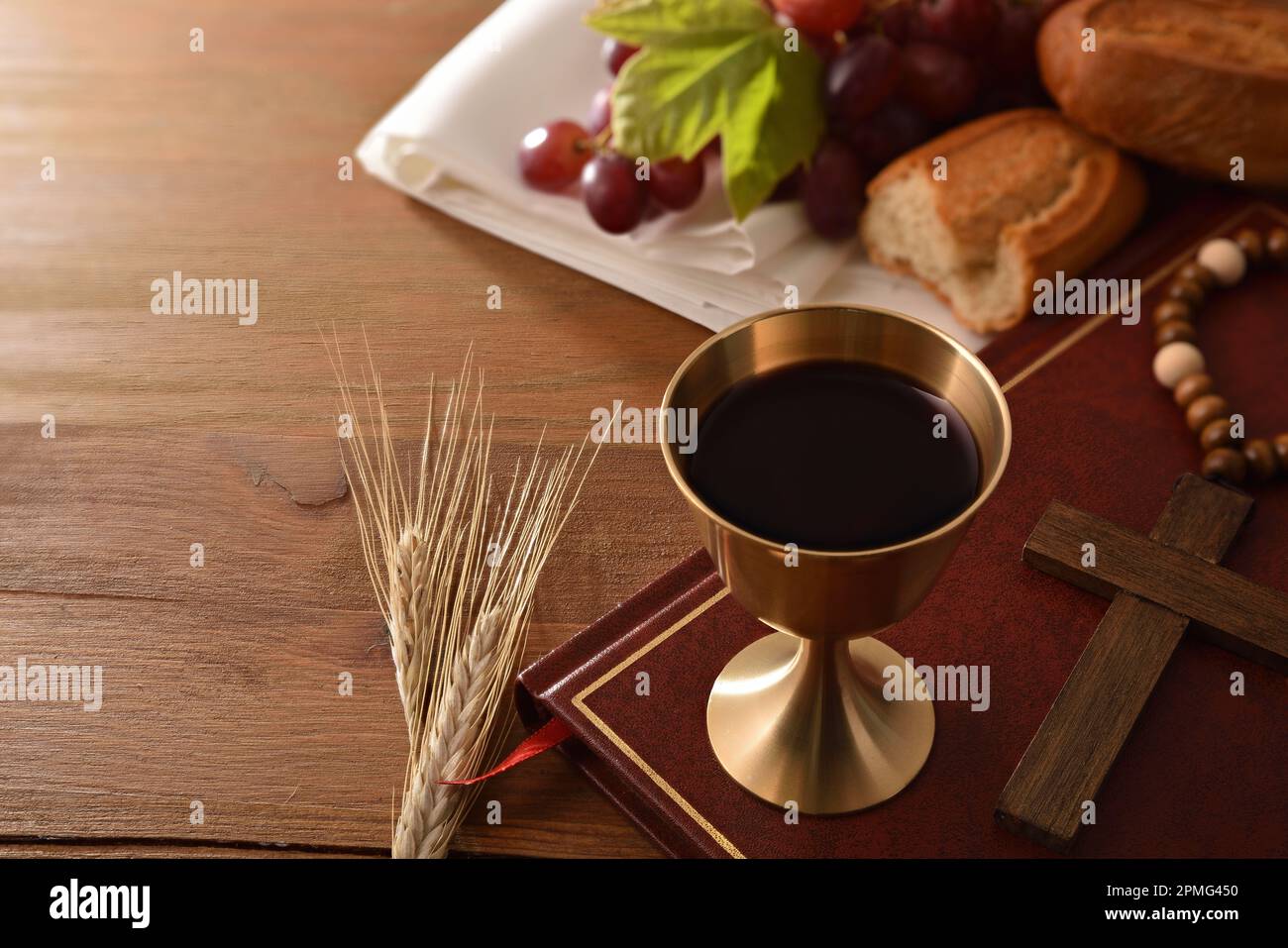 Christ on the cross and the eucharist hi-res stock photography and ...