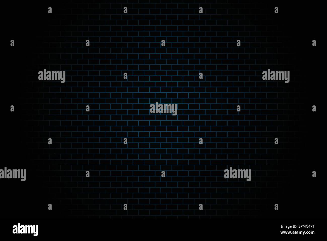 Blue brick texture background. Dark pattern. Vector illustration Stock ...