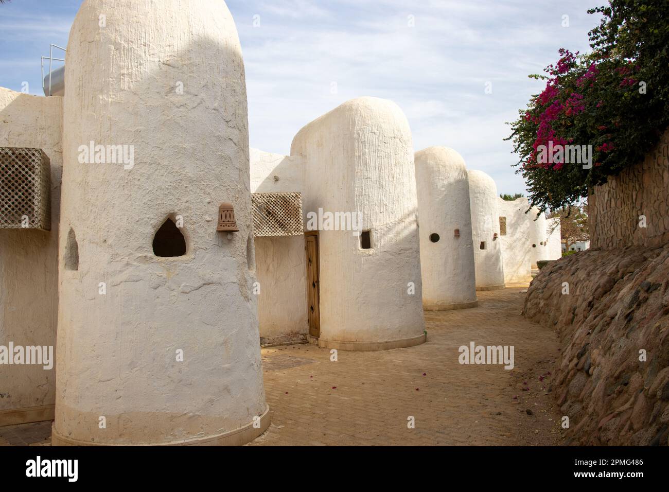 SHARM EL SHEIKH, EGYPT - JANUARY 29, 2023 Labranda Sharm Club white ...