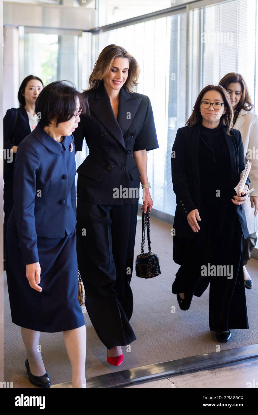 Jordan’s Queen Rania Al Abdullah visits the National Museum of Modern ...