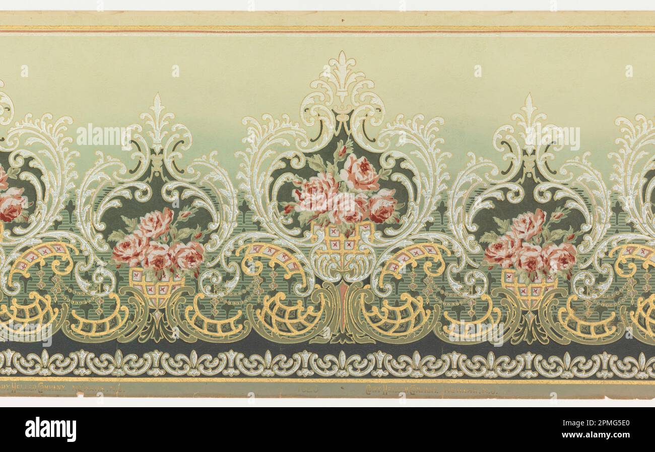 Frieze (USA); Manufactured by Cory-Heller Company; machine-printed ...