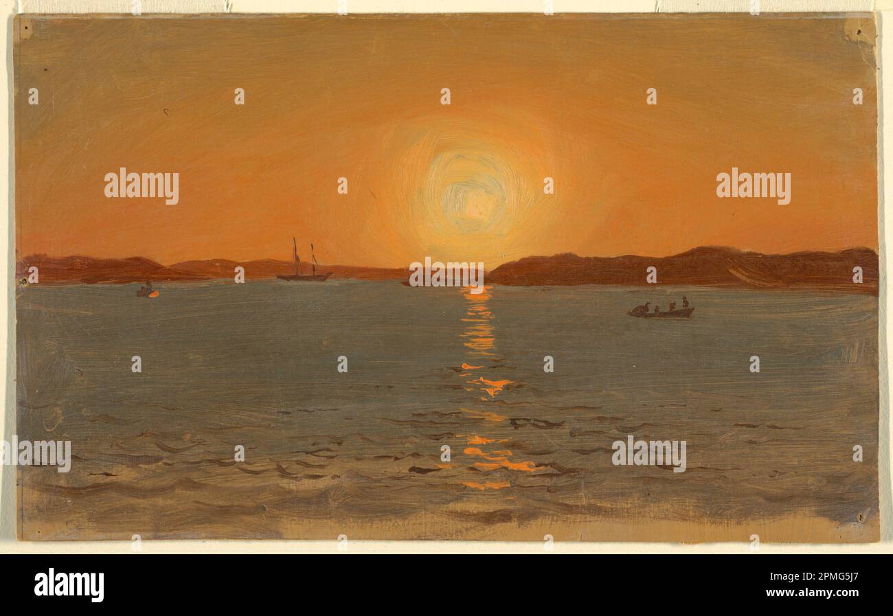 Drawing, Newfoundland, Cat Head; Frederic Edwin Church (American, 1826 ...