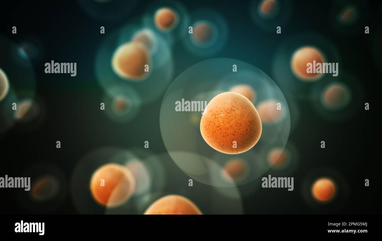 Cells in the body medical background 3d illustration Stock Photo - Alamy