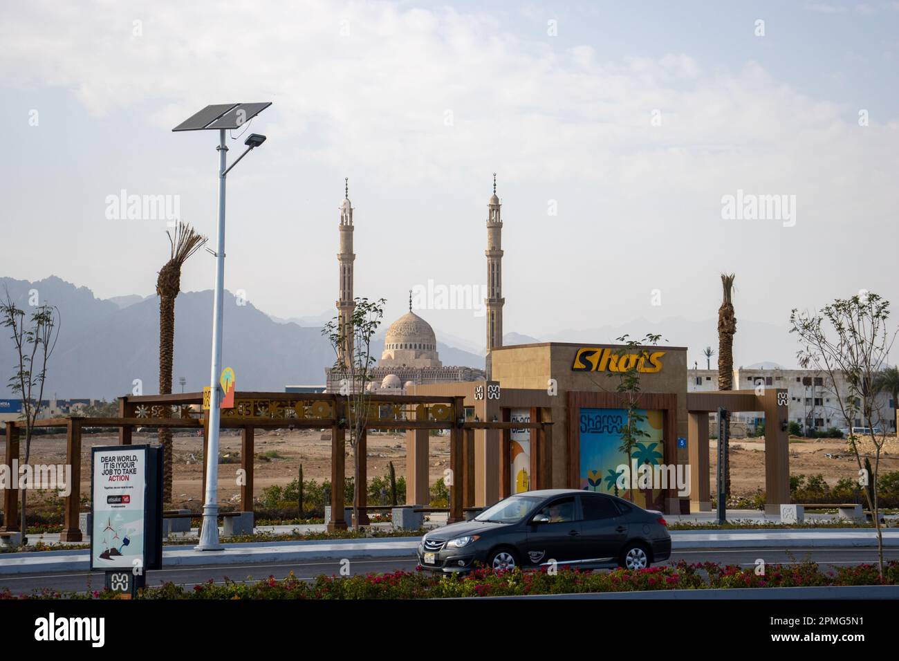 SHARM EL SHEIKH, EGYPT - JANUARY 30, 2023 Al Sahaba Mosque Stock Photo ...