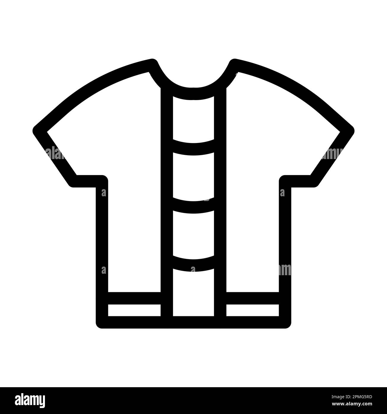 T Shirt Vector Thick Line Icon For Personal And Commercial Use Stock ...
