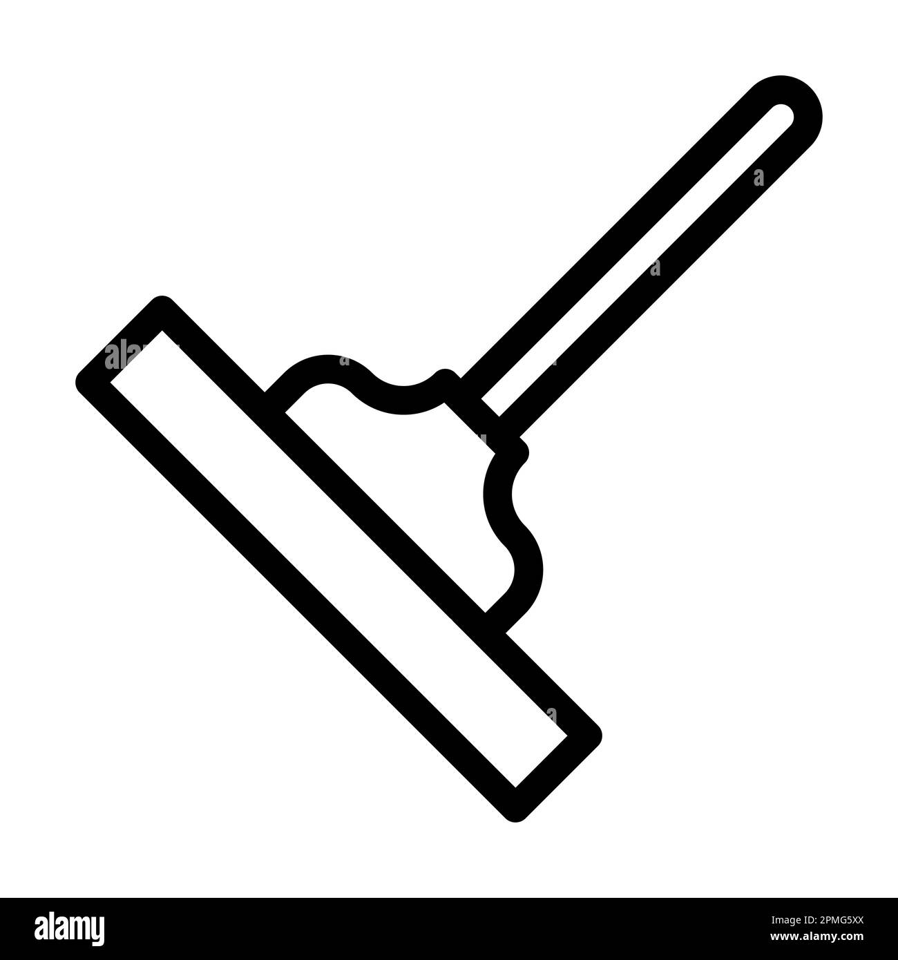 Squeegee Vector Thick Line Icon For Personal And Commercial Use Stock ...
