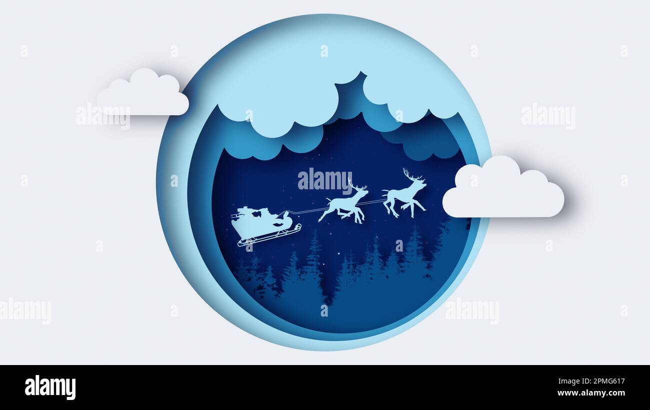 Santa journey hi-res stock photography and images - Alamy