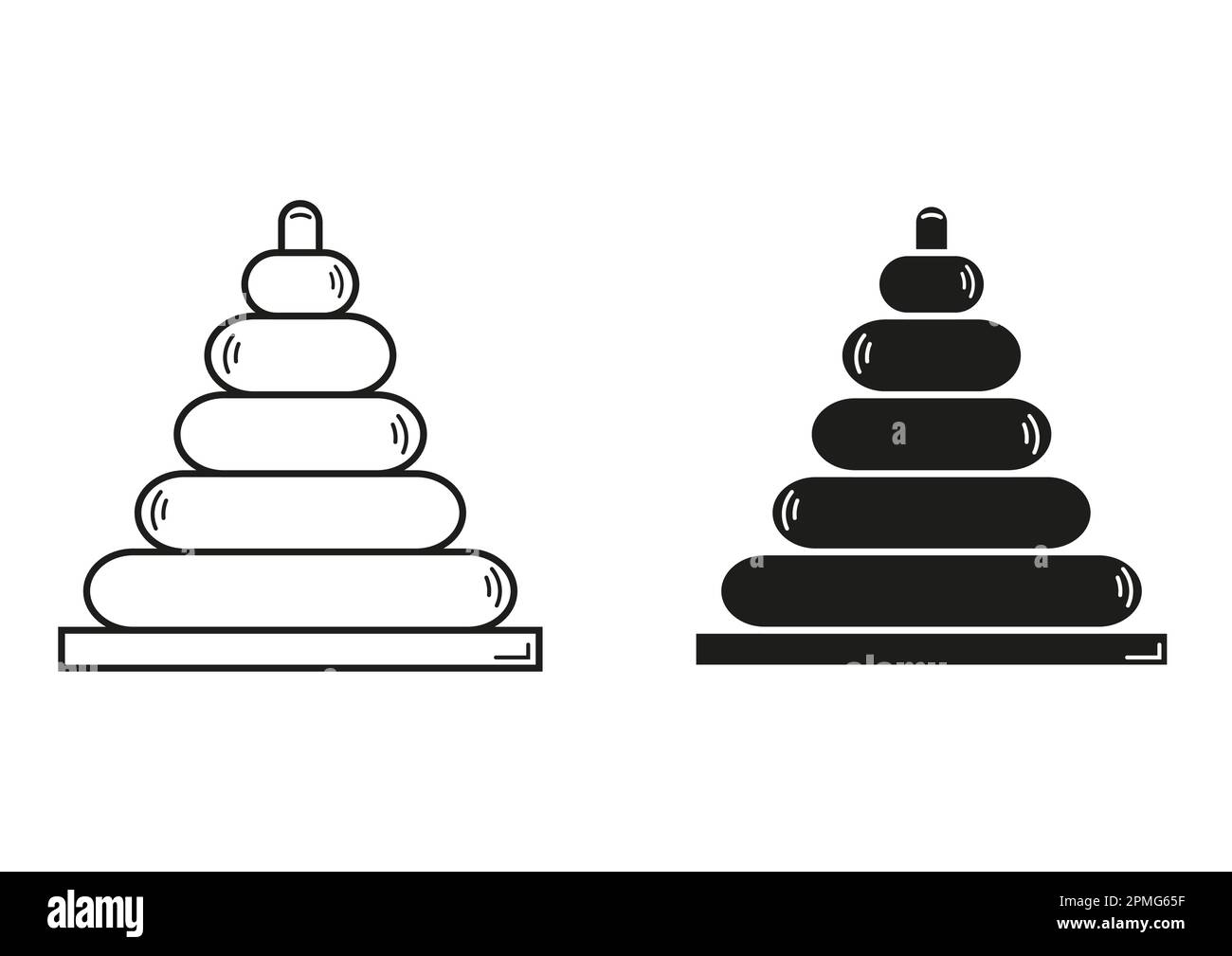 Plastic black toy Stock Vector Images - Alamy