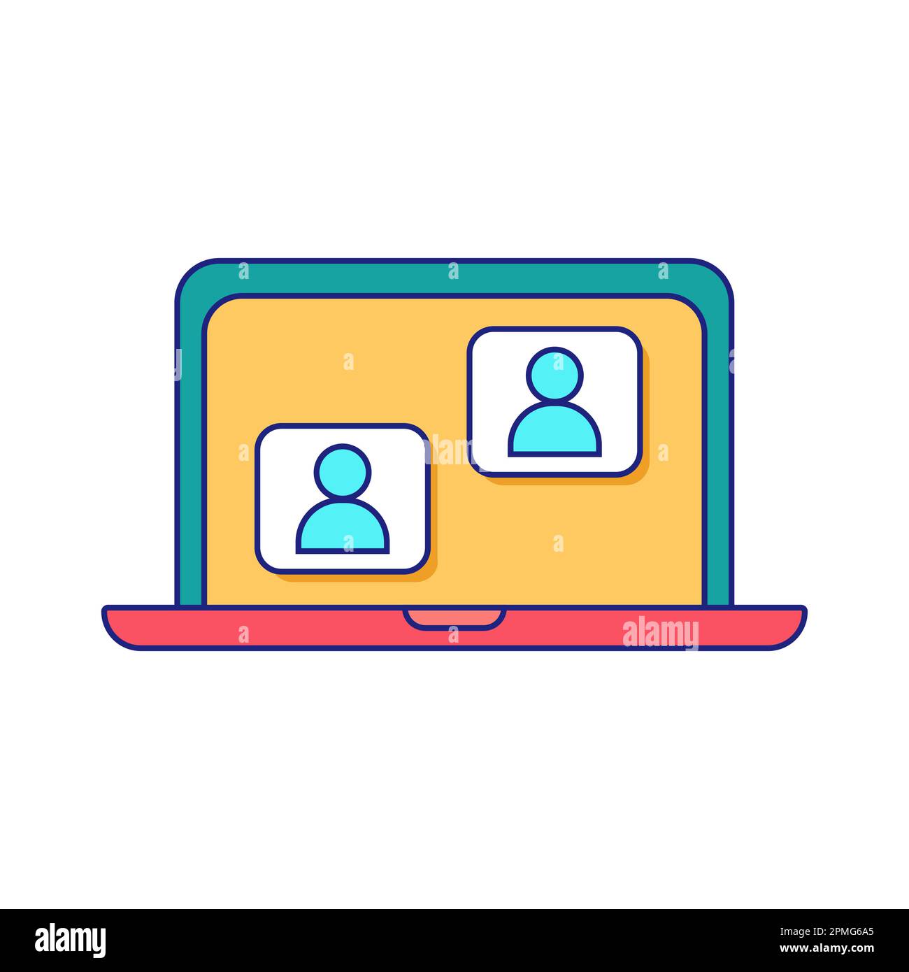 Chat Conversation Flat Icon Vector Stock Vector Image & Art - Alamy